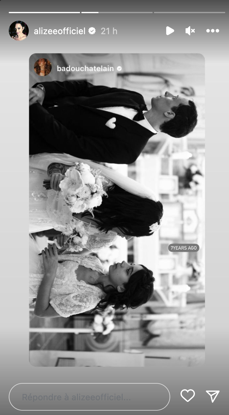 Alizée publie d'adorables photos pour fêter son anniversaire de mariage avec Grégoire Lyonnet