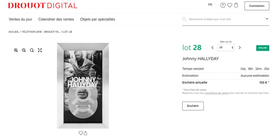 Johnny Hallyday : Une belle action pour le téléthon