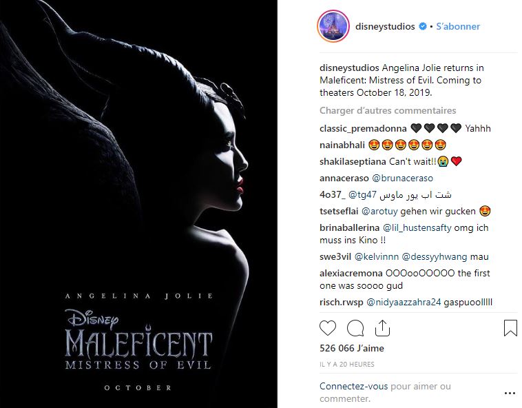 Disney dévoile la date de sortie de "Maléfique 2"
