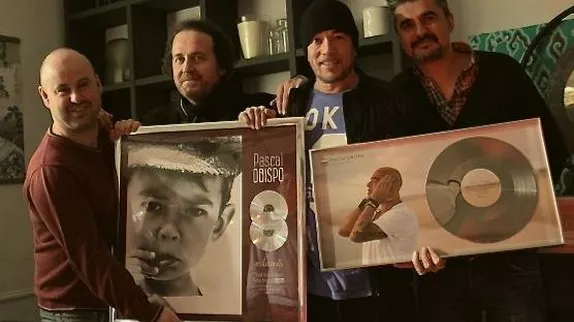 « Le Grand Amour » de Pascal OBISPO disque de platine